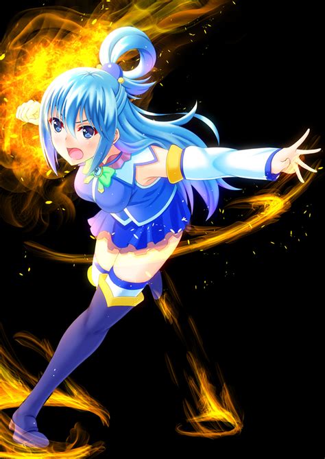 Aqua Божественный удар Aqua Konosuba Konosuba багиня