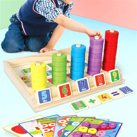 Wooden Toys Wooden Interesting Puzzle Counting Box Shopee Malaysia