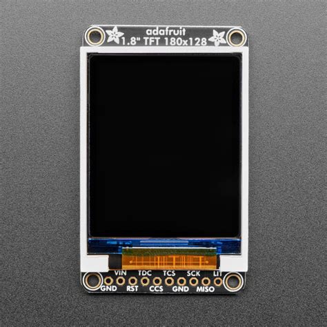 18 Color Tft Lcd Display With Microsd Card Breakout St7735r