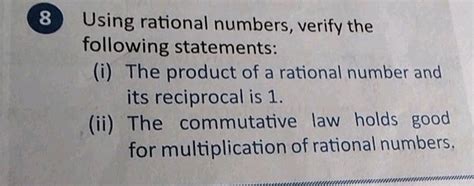 Give An Example For Each Of The Following I The Product Of Two