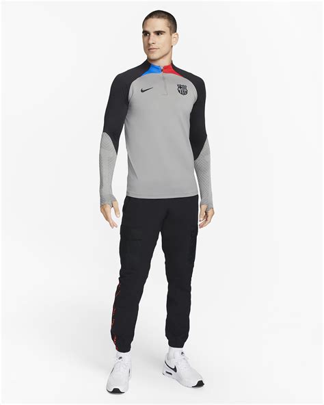 Fc Barcelona Strike Mens Nike Dri Fit Knit Football Drill Top Nike Uk