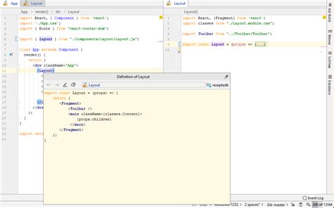 Javascript Default Export Quick Definition Shows Only The Import