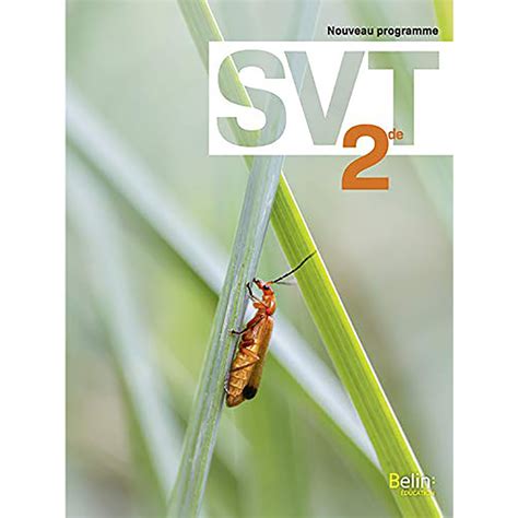 SVT 2DE MANUEL ELEVE 2019 BELIN Dar Soulami Al Hadita