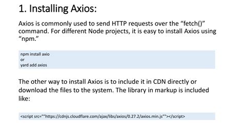 Ppt How To Send Form Data Using Axios Post Request In React Powerpoint Presentation Id11537589