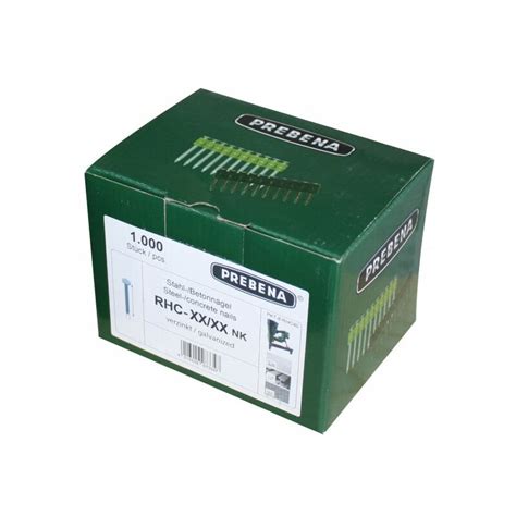 Clous à béton 3 0x32mm lourds pour cloueur à béton sans fil Prebena PKT