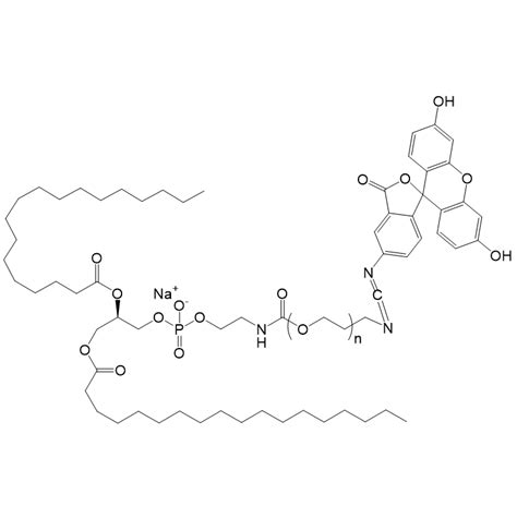 Dspe Peg Fitc 二硬脂酰磷脂酰乙酰胺 聚乙二醇 异硫氰酸荧光素酯 瑞禧生物
