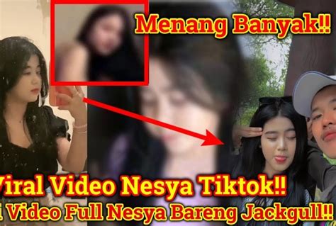 Hot Video Viral Nesya dan Jackgul Menginap di Hotel pada akun Youtube ...