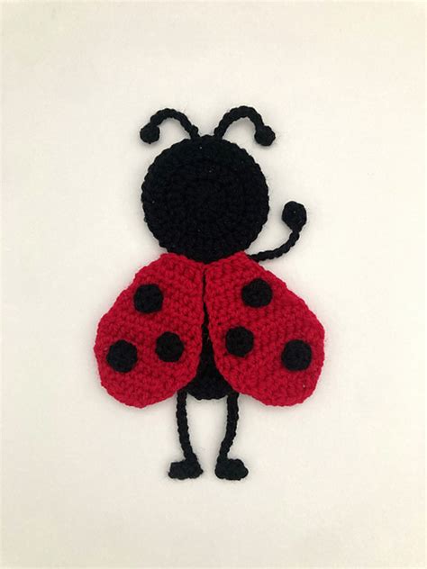 Ravelry Ladybug Applique Pattern By Fiona Wilkinson