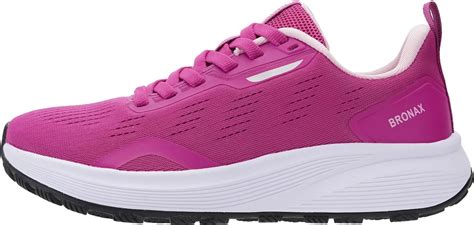 Bronax Womens Wide Toe Box Road Running Shoes Wide Athletic Tennis