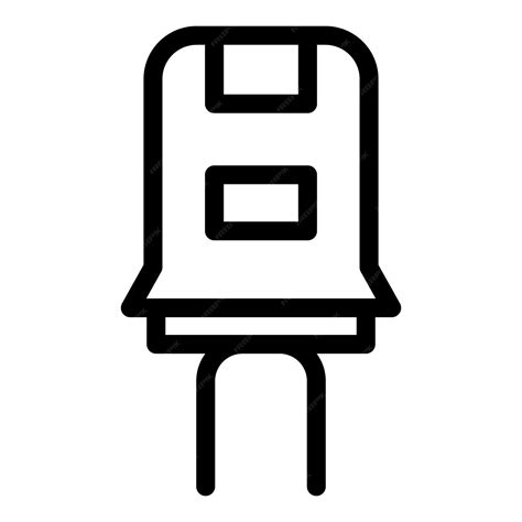 Premium Vector Voltage Capacitor Icon Outline Voltage Capacitor