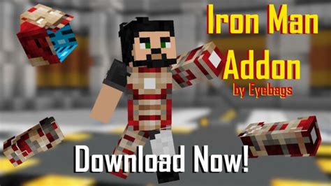 Minecraft Iron Man Addon Mod MCPE BETA Minecraft summary マイクラ動画