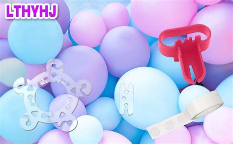 Lthyhj 80 Balloon Clips And 100 Dots Glue Points And A Tie