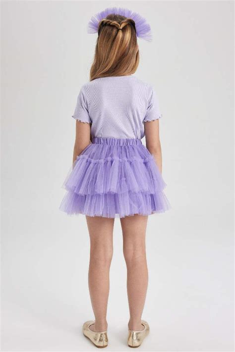 Purple Girls And Teens Girl Tulle Skirt 2750774 Defacto