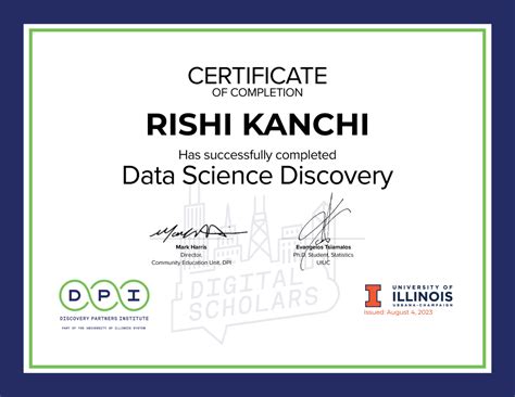 Data Science Discovery Microcredential For Rishi Kanchi