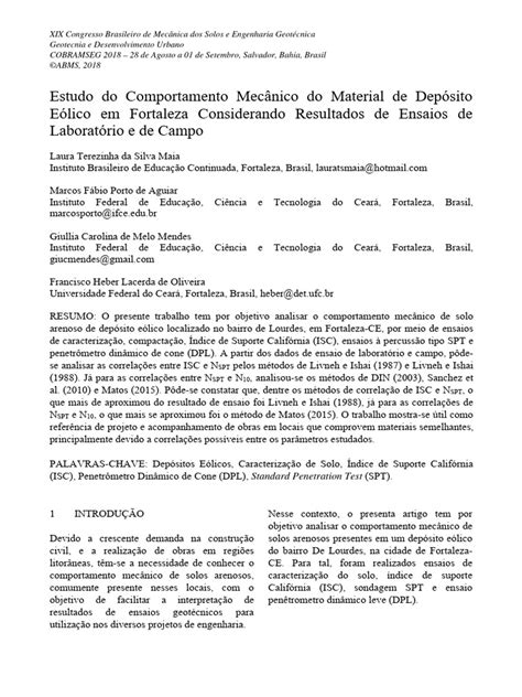 Correlação Cbr Nspt Pdf Engenharia Civil Engenharia Geotécnica