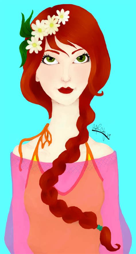 Hippy Dippy Flower Girl By Ehblehbored On Deviantart