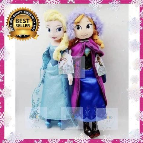 Jual Boneka Elsa Anna Frozen Elsa And Anna Doll Import Shopee