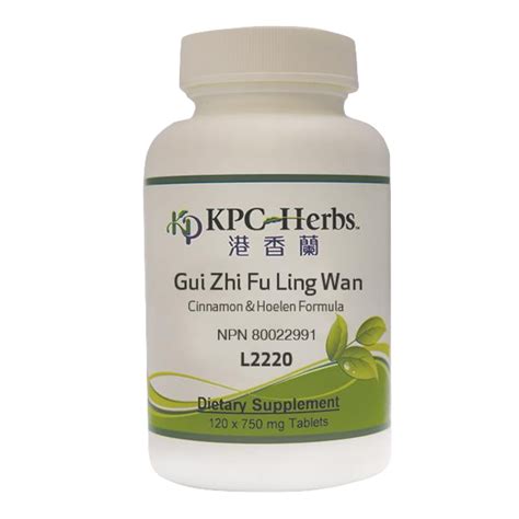 Gui Zhi Fu Ling Wan 120 Capsules Kpc Herbs Red Leaf Apothecary