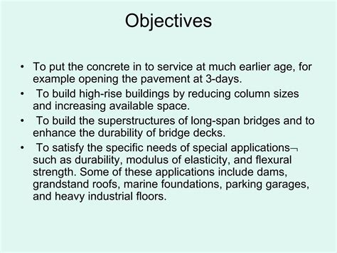 Civil Engineering High Performance Concrete Pptx