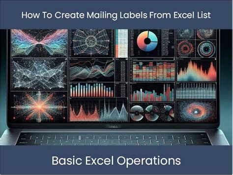 Excel Tutorial How To Create Mailing Labels From Excel List Excel