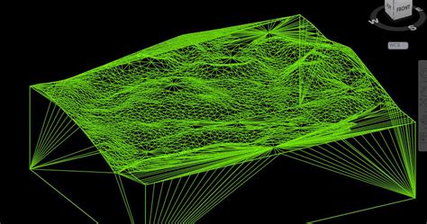 solved modeling a terrain as a solid not a mesh in autocad with a