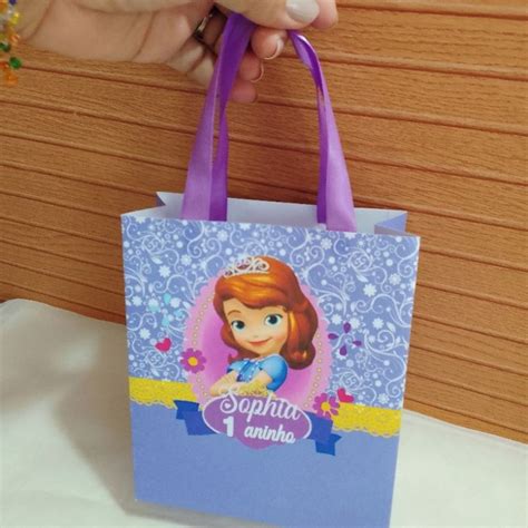 Sacolas Personalizadas Princesa Sofia Elo7 Produtos Especiais