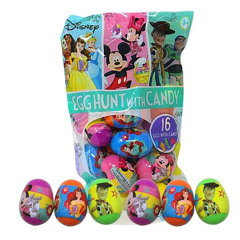 Disney Candy Filled Plastic Easter Eggs 16 Count 282 Ounce