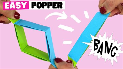 Origami Paper How To Make A Paper Popper At Marilyn Coulter Blog
