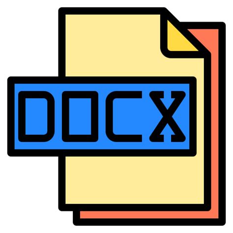 Docx File Payungkead Lineal Color Icon