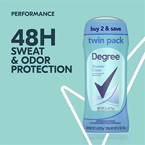 Degree Women Dry Protection Deodorant Shower Clean Pack Of 2 2 Pack Kroger