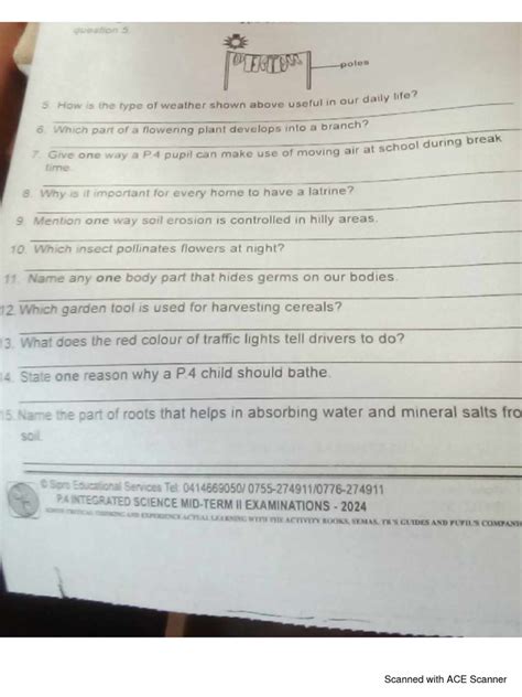 Sipro P4 Sci Midterm 2 2024 At Prof Moses Vip Pdf