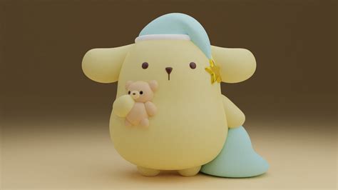 Stl File Pompompurin Sanrio Figure 🎲 ・3d Printer Design To Download・cults