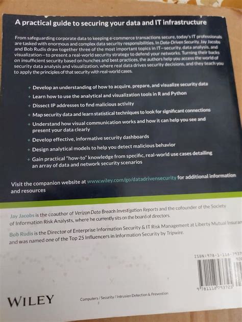 Data Driven Security Analysis Visualization And Dashboards Hobbies