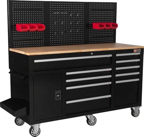George Tools Mobiele Werkbank Werktafel Met 10 Laden 1 Opbergkast
