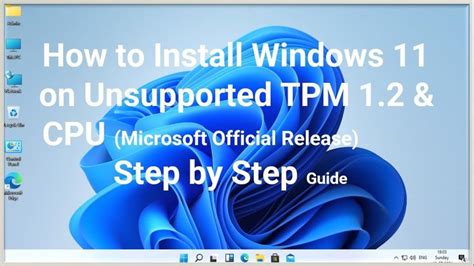How To Install Windows 11 On Unsupported TPM 1 2 CPU Step By Step
