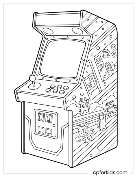Video Game Coloring Pages Free Printable Pdfs