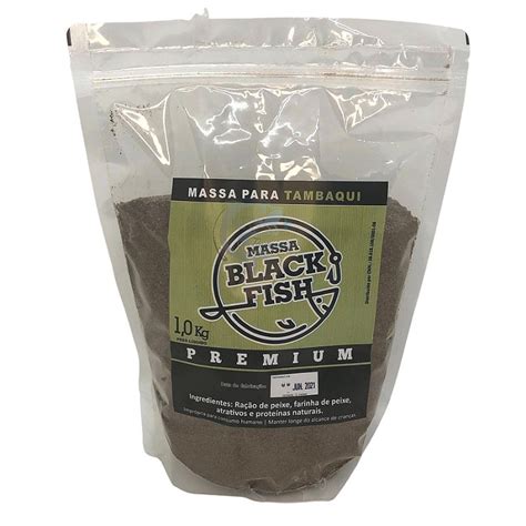 Massa Black Fish 1kg Escolha O Sabor Tsunami Fishing