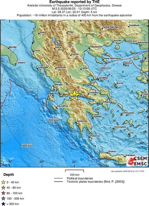 Земетресение от 3 6 по Рихтер разлюля съседна Гърция