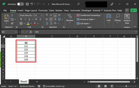 How To Identify Missing Numbers Sequence In Excel