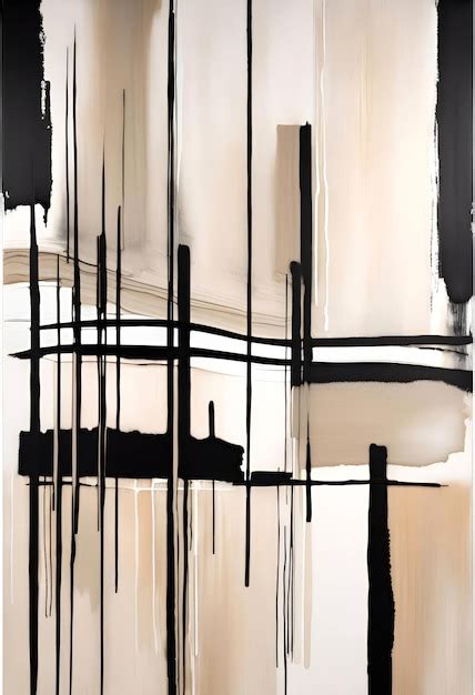 Premium Photo Abstract Painting With Dynamic Movements Canvas Wall Art