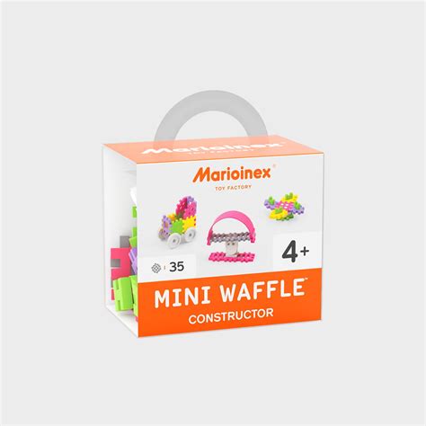Mini Waffle Constructor 35 Pink Marioinex