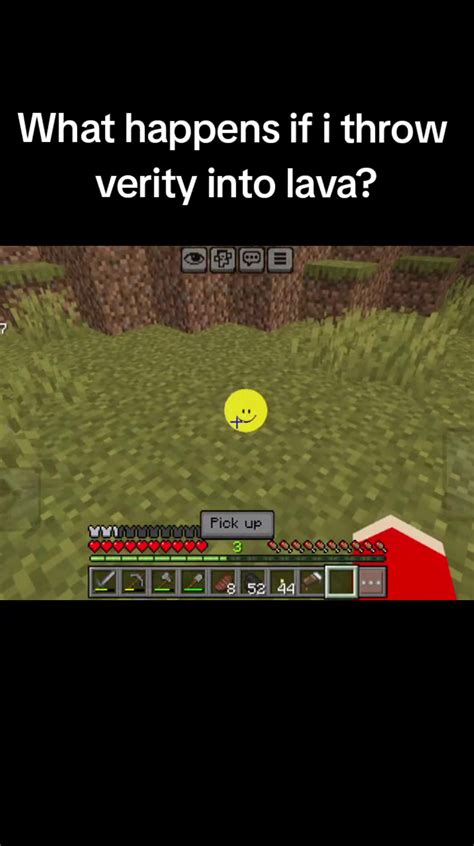 What Happens If I Throw Verity Into Lava Minecraft Mod Test Tiktok
