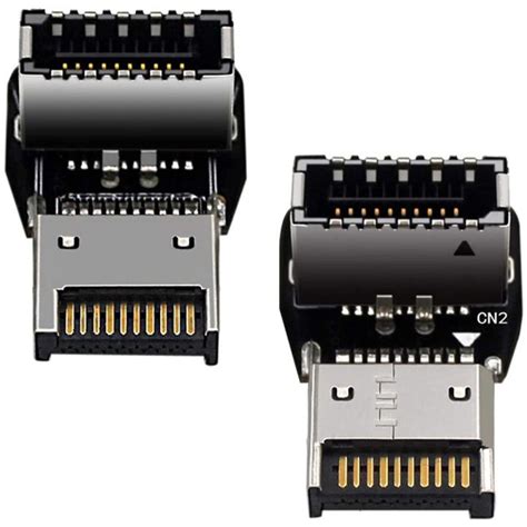 Pcs Usb Front Panel Socket Type E To Usb Front Panel Header Male To Female Motherboard