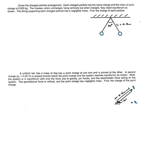 Solved Given The Charged Particle Arrangement Each Charged Chegg