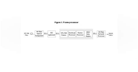 Frame Processors Provide Shortcut To 40 Gbitssec Short Haul Lightwave