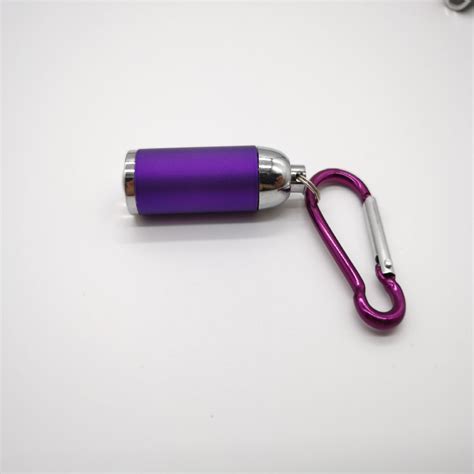 Mini Aluminum Led Flashlight Keychain Promo Items Giveaways With