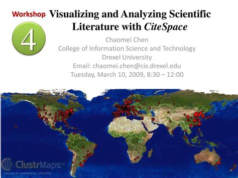 Visualizing And Analyzing Scientific Literature With Citespace Ppt