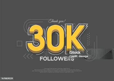 컬러 만화 테마 대단히 감사합니다 30k 추종자 인사말 30 킬로미터에 대한 스톡 벡터 아트 및 기타 이미지 30 킬로미터
