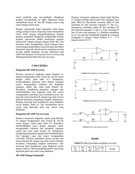 SOLUTION Rangkaian Dasar Op Studypool