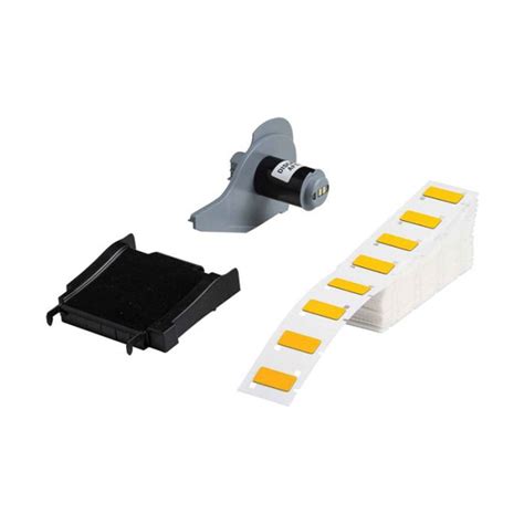 M71ep 171 593 Yl 125 X 27mm Yellow Engraving Replacement Labels